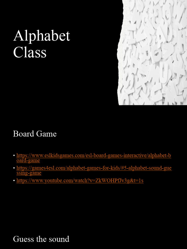 Fun Alphabet Games for Kids | PDF