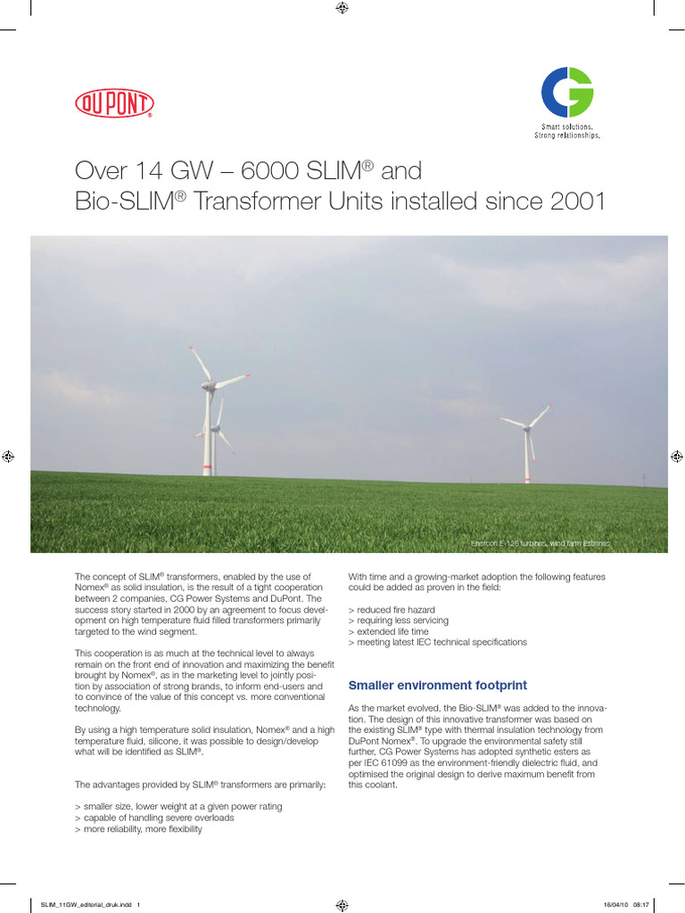 DuPont CGPowerSupply | PDF | Offshore Wind Power | Transformer
