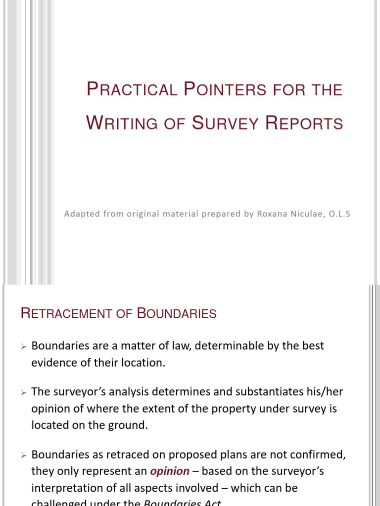 Writing Effective Survey Reports | PDF | Surveying | Evidence