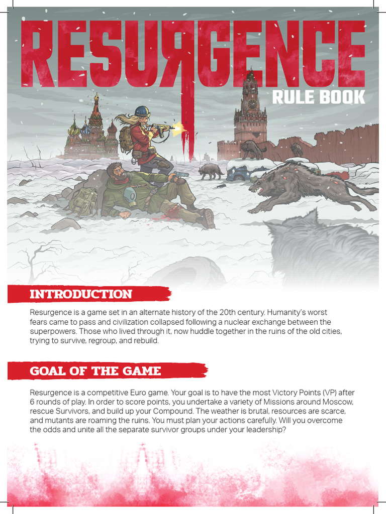 Resurgence Game Rule Book | PDF | Gaming