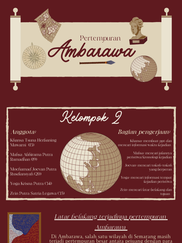 Kronologi Pertempuran Ambarawa 1945 | PDF
