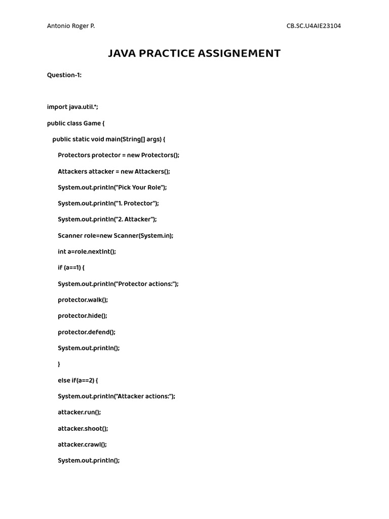 Java Code Snippet | PDF | Computer Programming | Software Engineering