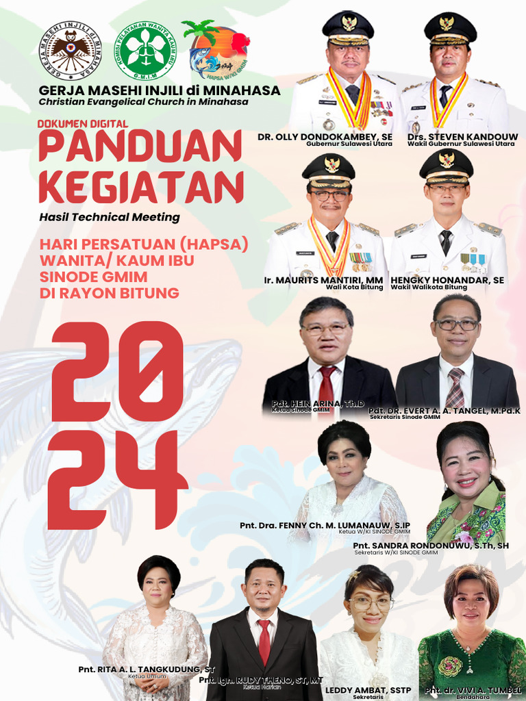 Buku Panduan Hapsa Wki Sinode Gmim Tahun 2024 Di Rayon Bitung-1 | PDF