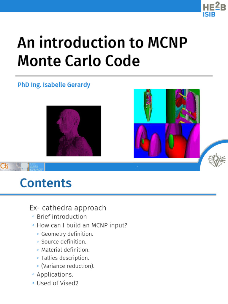 MCNP Guide for Nuclear Engineers | PDF | Nuclear Physics | Physics