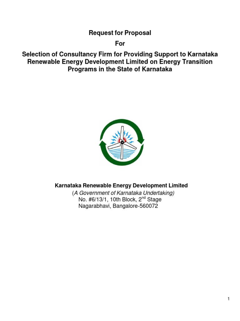 RFP Kredl | PDF | Renewable Energy