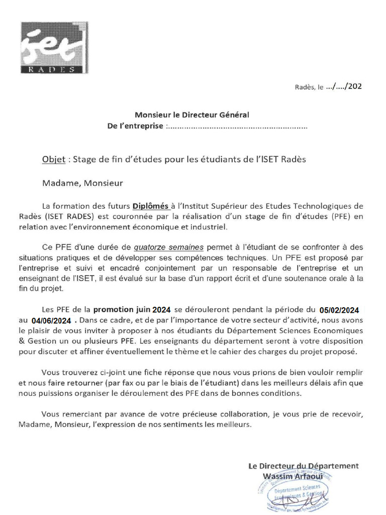 Pfe Gestion | PDF