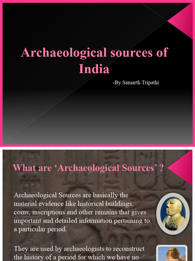 Archaeological Sources Of India | PDF | Sculpture