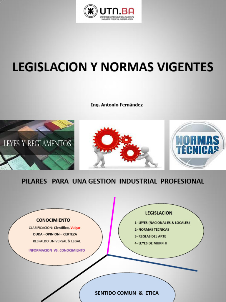 Normas y Legislacion Vigente MMyDP | PDF | Estandarización | Regulación