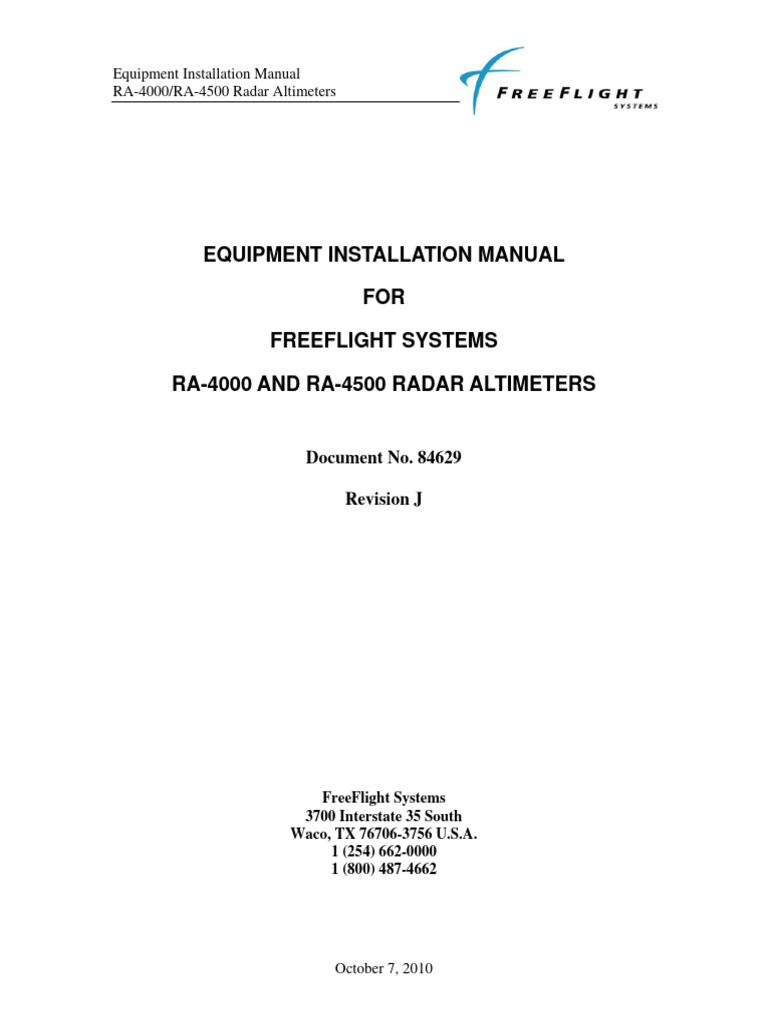 RADALT | PDF | Radar | Electrical Connector