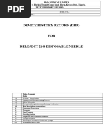 SOP-M-002 Device History Record Rev A | PDF | Quality Assurance ...