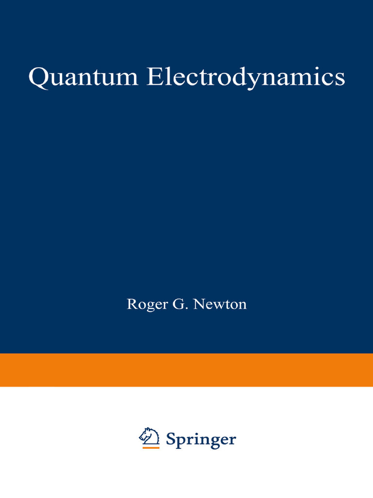 Quantum Electrodynamics Insights | PDF | Field (Physics) | Electron