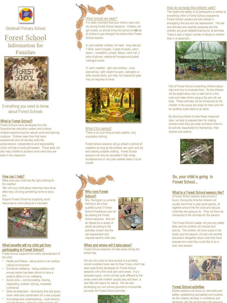 Forest School Guide for Families | PDF | Learning