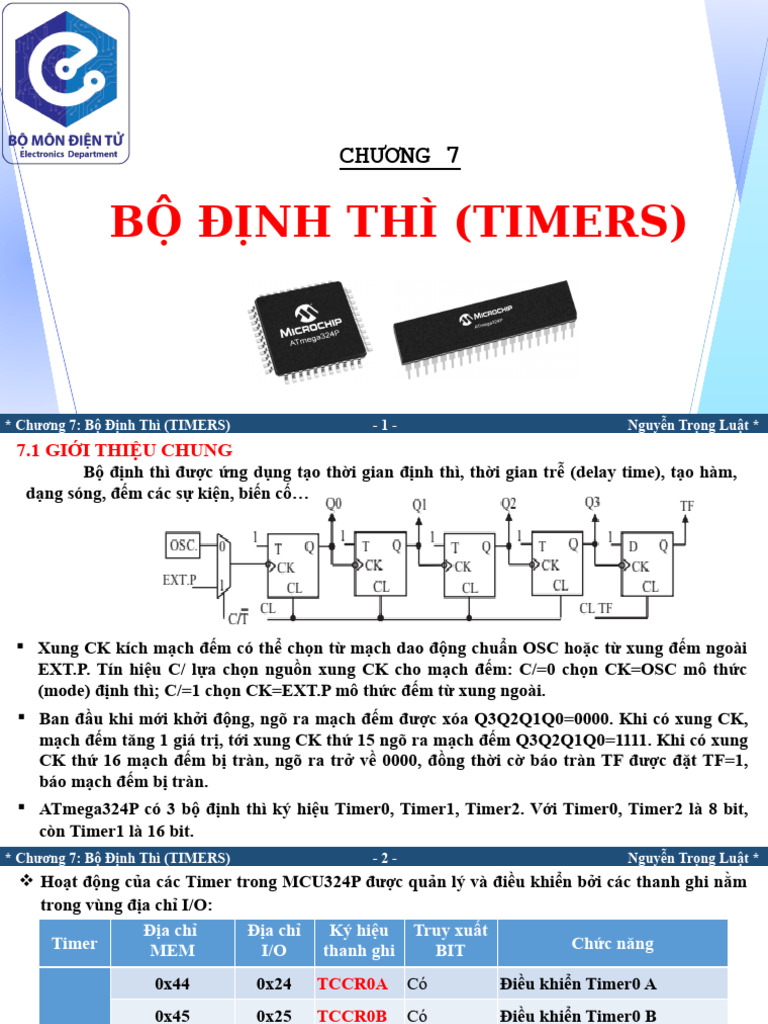 (New) P C7 Timers | PDF