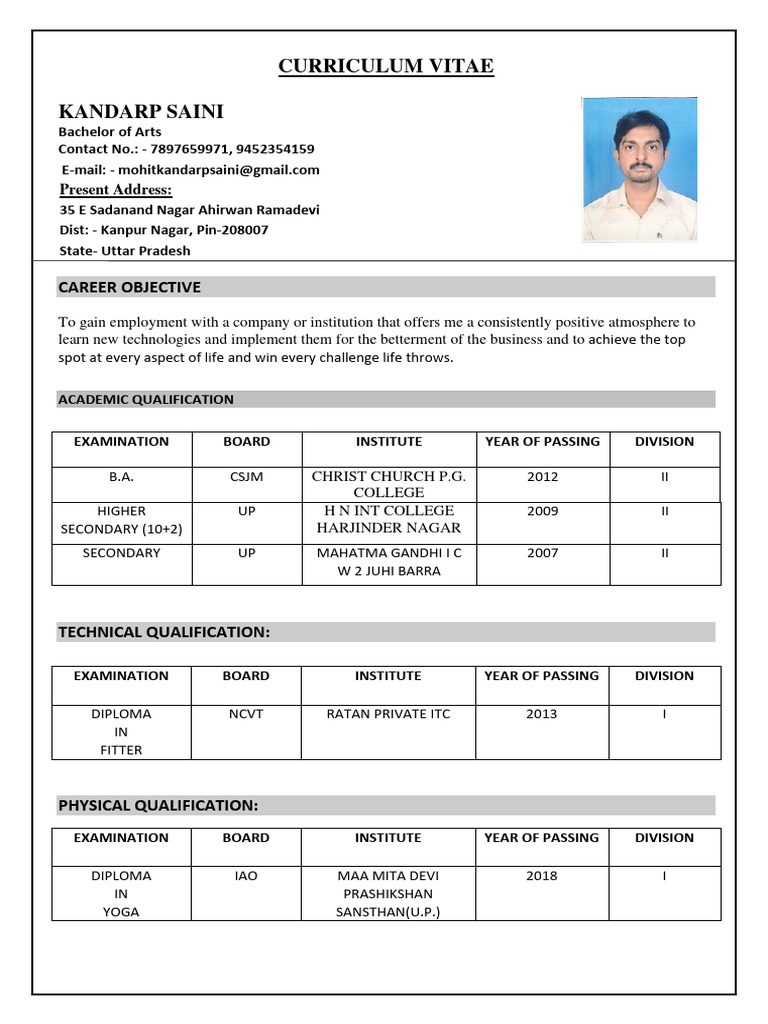 Kandarp's Resume-1 | PDF