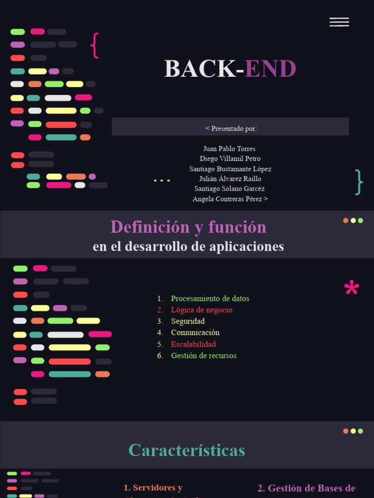 Backend | PDF | Software de la aplicacion | Mi sql