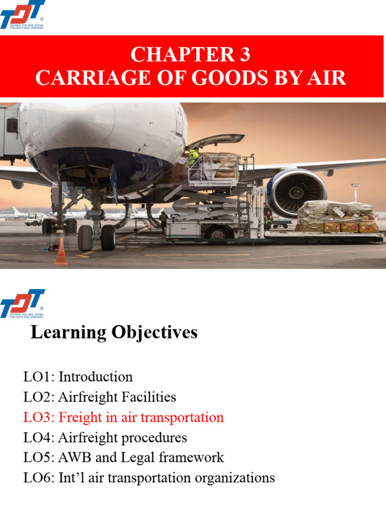 Elearning-Chapter 4-Carriage of Goods by Air | PDF