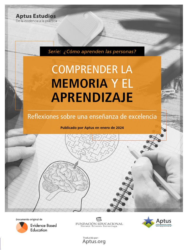 Comprender La Memoria Y El Aprendizaje Pdf Memoria Aprendizaje 
