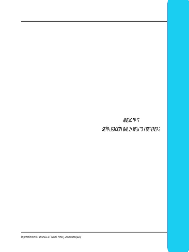 A17 Señalizacion Baliz Def Pc2017 | PDF | Transporte | Transporte de tierra
