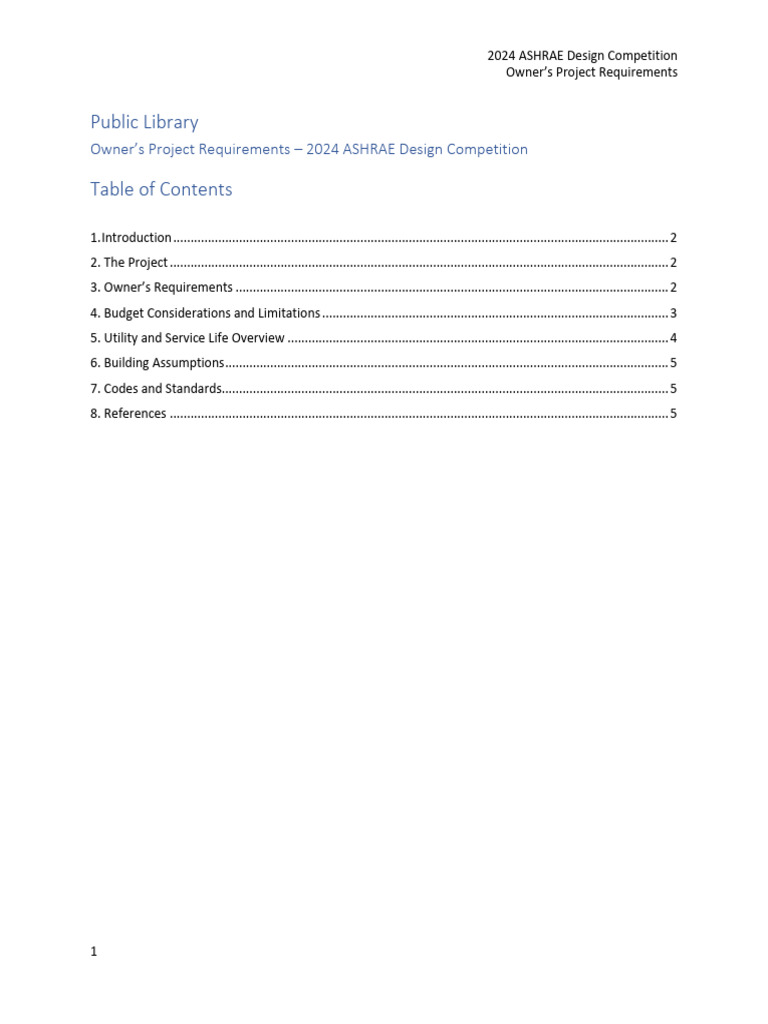Ashrae 2024 Design Competition Opr | PDF | Renewable Energy ...