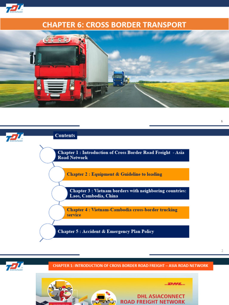Cross-Border Road Freight in Asia | PDF | Cargo | Truck