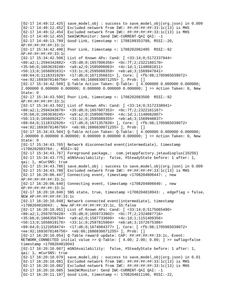 Network Connection Log Analysis | PDF | Wireless Networking | Networking