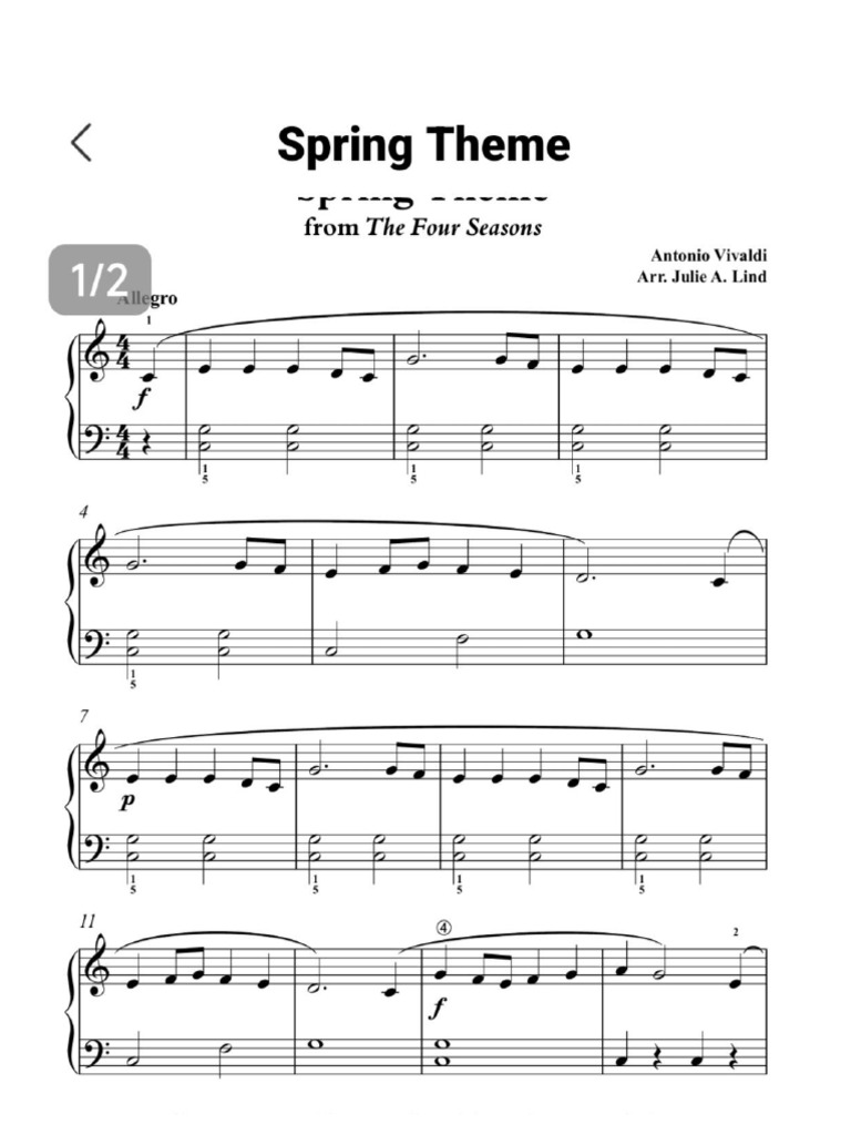 Note Za Klavir, Niza Skola Razno | PDF