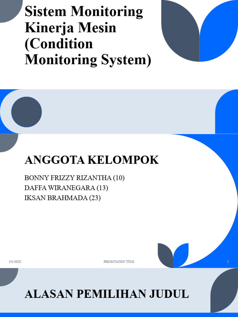 Sistem Monitoring Kinerja Mesin IoT | PDF