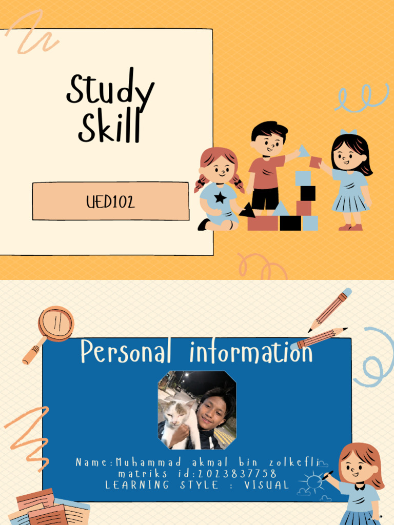 Study Skill UED102 | PDF | Memory | Learning Styles