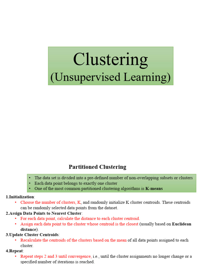 Clustering | PDF | Cluster Analysis | Data Mining