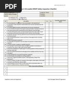 Daily Stacker Inspection Checklist | PDF | Technology & Engineering