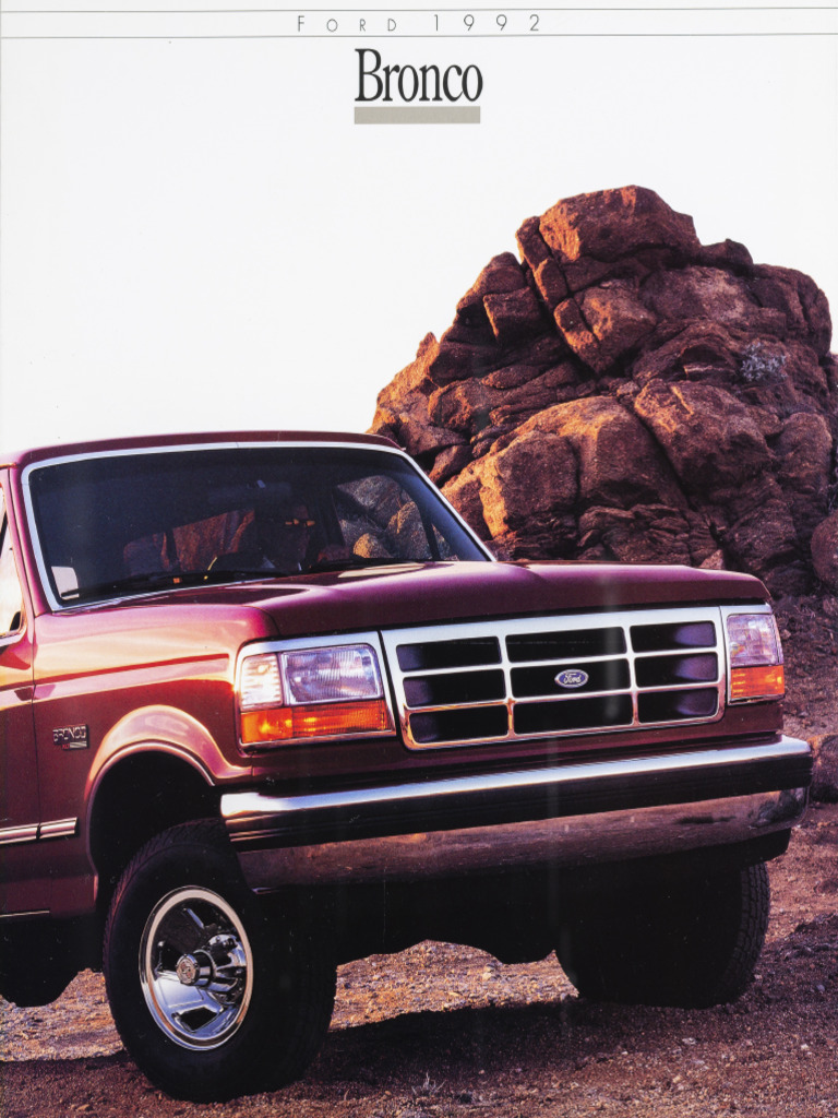 92_Ford_Bronco_Brochure | PDF