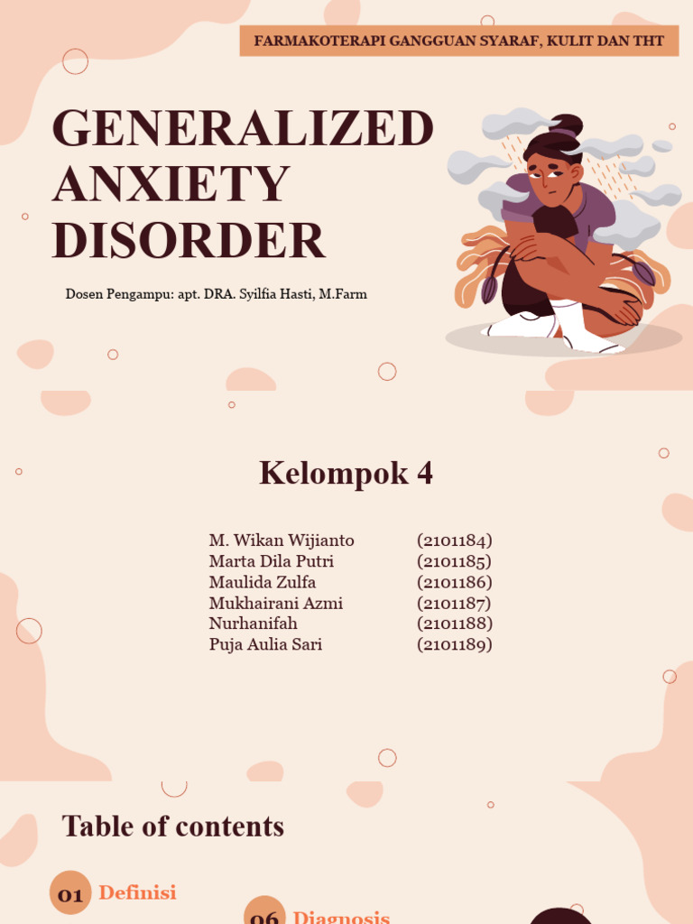 Kel 4 - (Gad) Generalized Anxiety Disorder | PDF