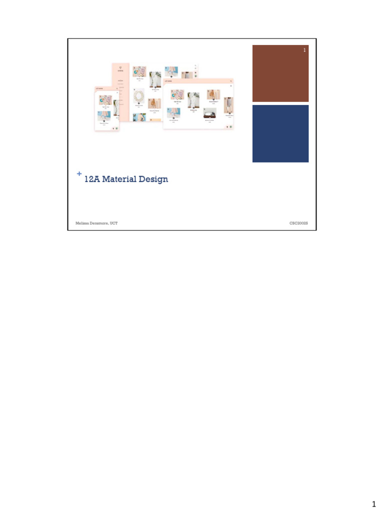 Material Design Guidelines Overview | PDF | Mobile App | Android ...