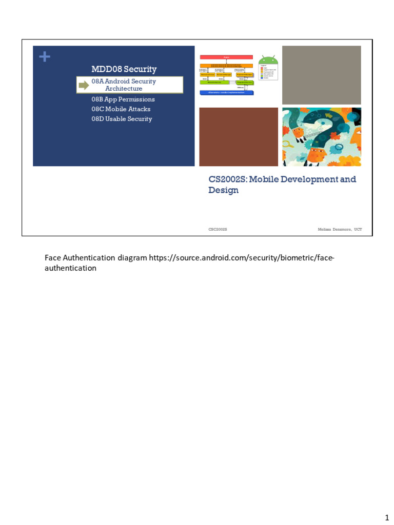 MDD08 Security | PDF | Mobile App | Android (Operating System)