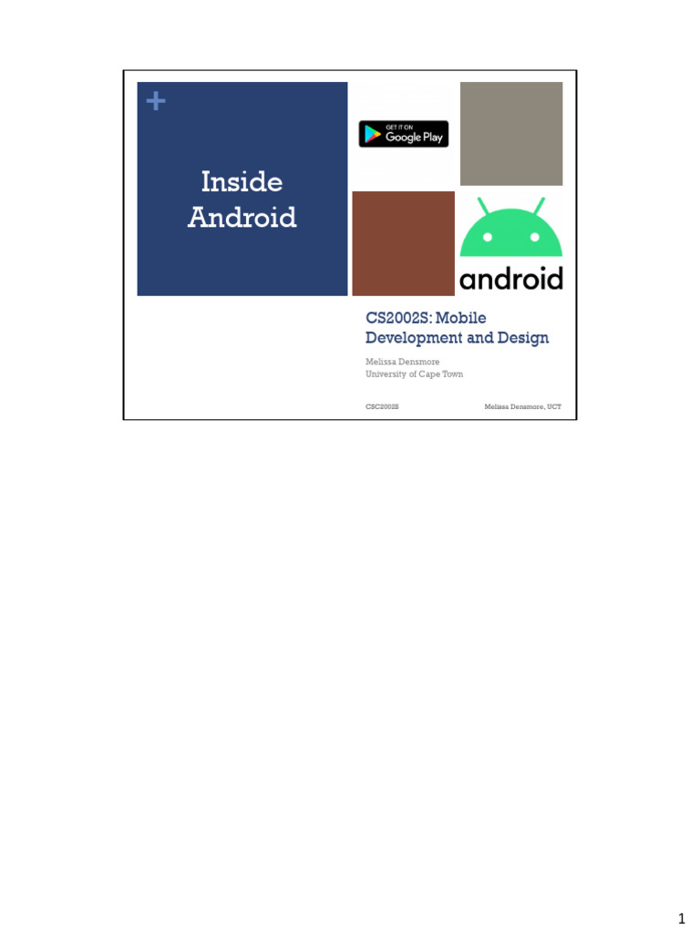Mdd05 Android Pdf Android Operating System Device Driver