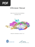 VOSviewer 1.6.20 User Manual | PDF | Screenshot | Cluster Analysis