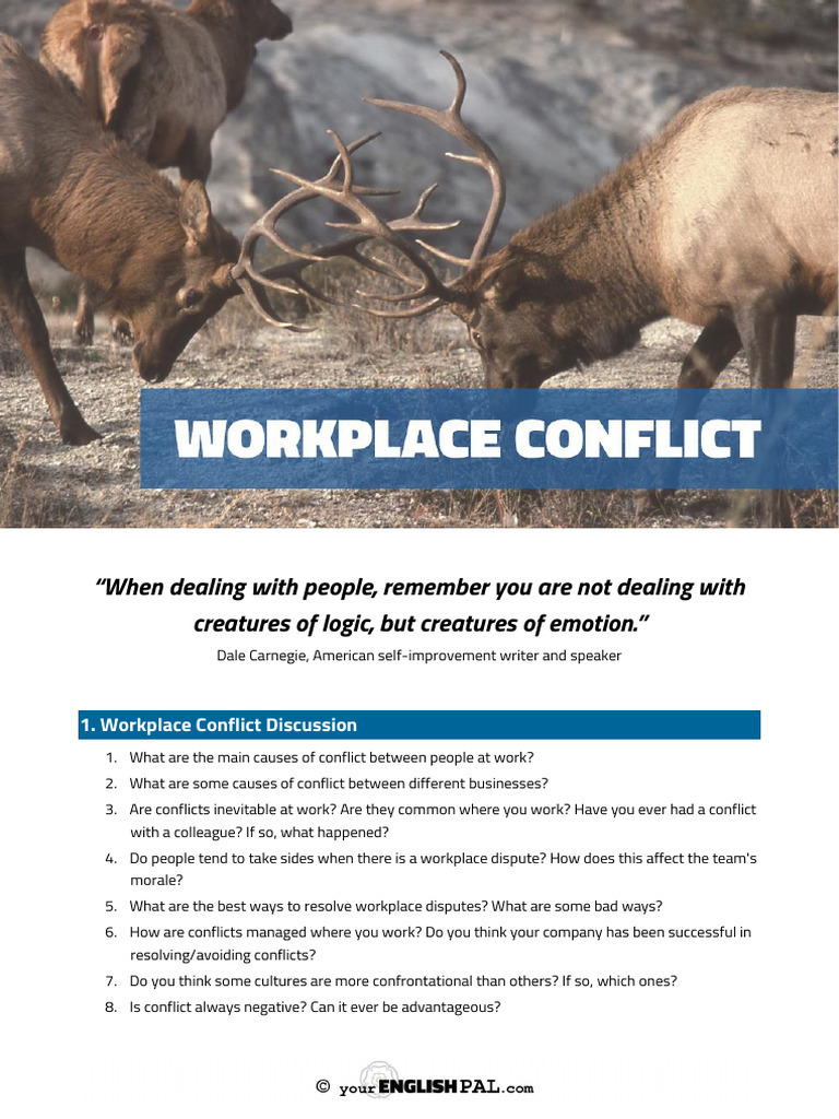 Managing Workplace Conflict Effectively | PDF | Social Psychology
