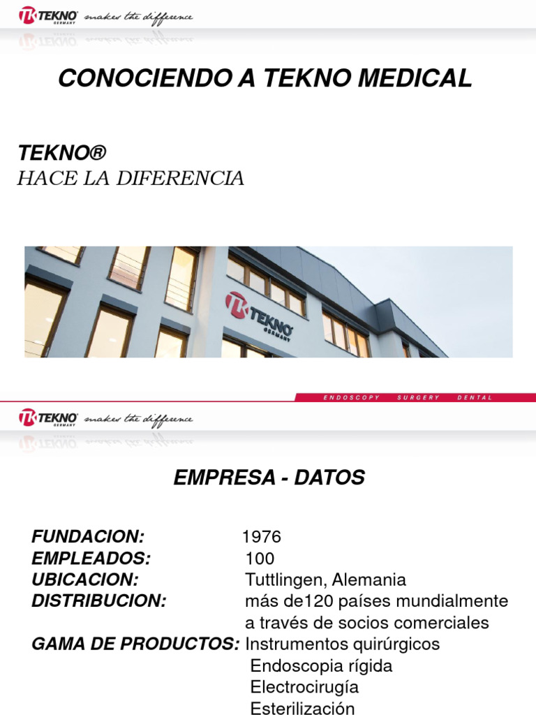1 - Conociendo A Tekno Medical - 180322 | PDF | Urología | Medicina CLINICA