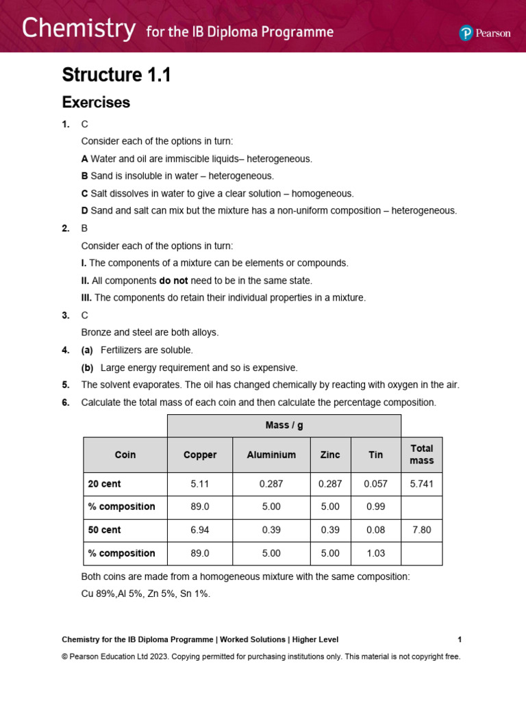 Ws HL Structure 1.1 | Download Free PDF | Mixture | Solubility