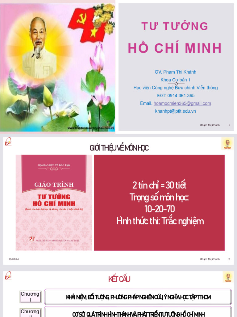 Chuong 1 - Nhap Mon - Khanh - Ptit | PDF