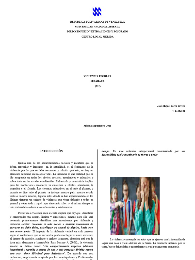 Violencia Separata | PDF | Agresión | Violencia