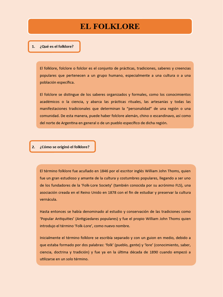 Trabajo de Investigación-Folklore | PDF | Folklore | Perú