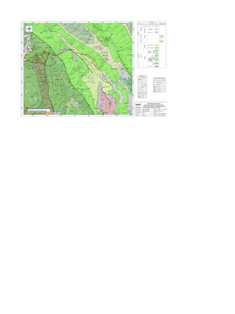 Mapa Geologico Regional Antamina | PDF