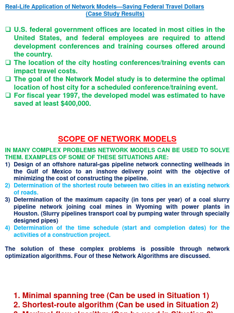 26-Scope and Definition of Network Models, Minimum Spanning Tree ...