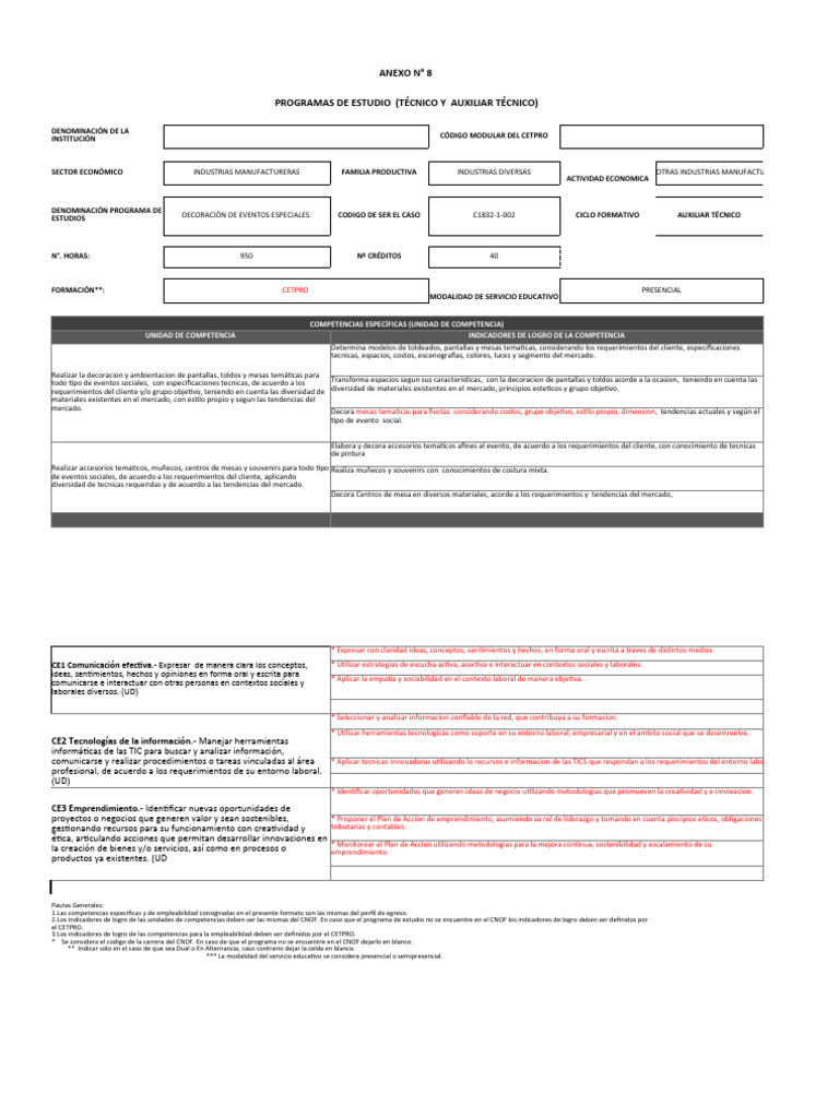 Plan Decoracion de Eventos Especiales Ultimo | PDF | Iniciativa empresarial | Creatividad