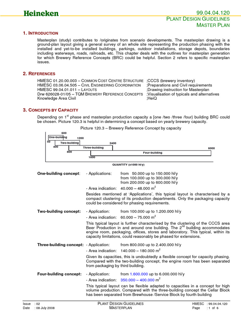 Heineken Plant Design Guidelines | PDF | Sewage Treatment | Storm Drain