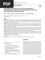 Body Image Satisfaction Scale | PDF | Body Image | Psychology