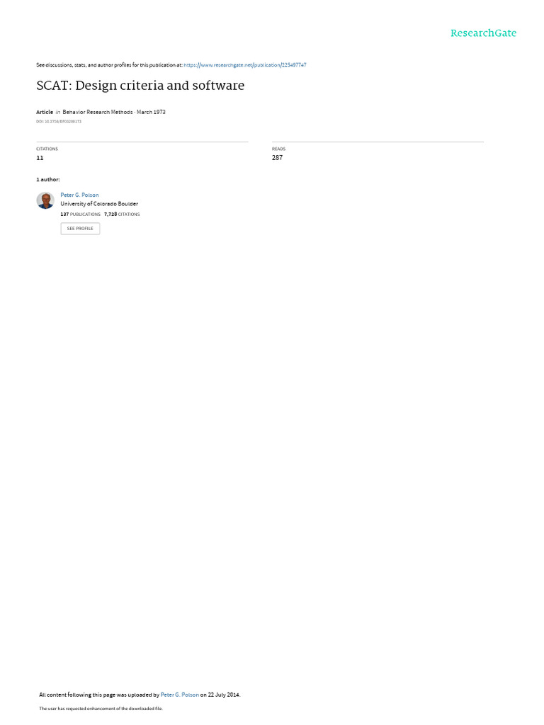 SCAT Language for Experimental Design | PDF | Programming | Computer Program