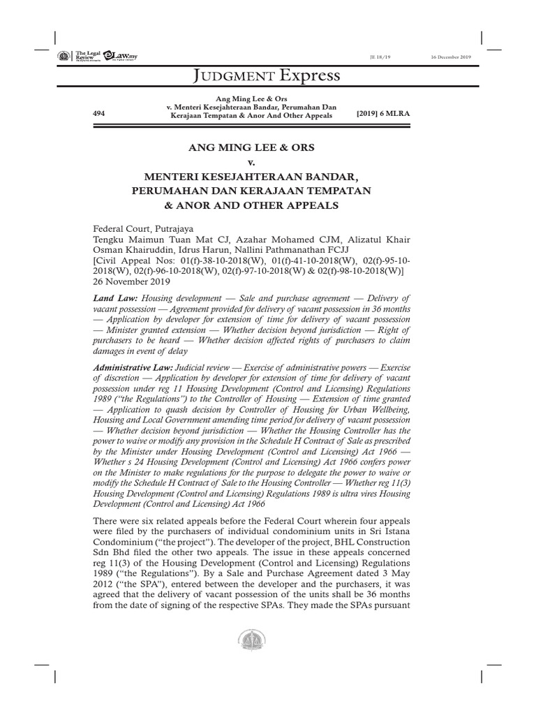 Ang Ming Lee & Ors | PDF | Appeal | Employment