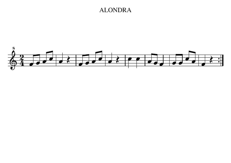 Alondra Flauto Dolce | PDF